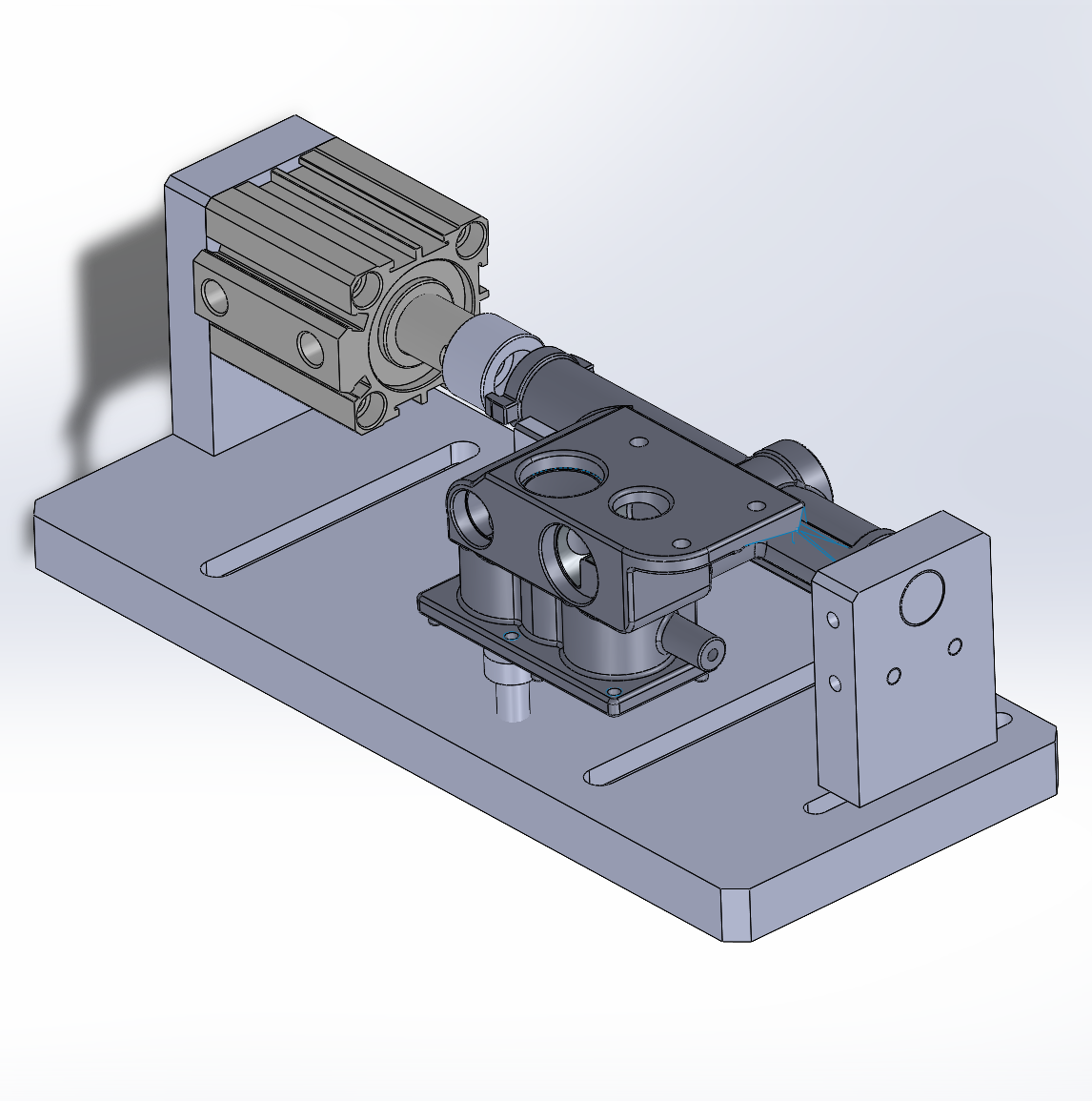 13GT68 jet pipe body drilling fixture - GrabMechanism.com