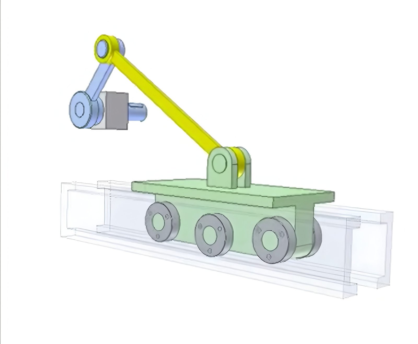 Crank-driven rolling slider mechanism - GrabMechanism.com