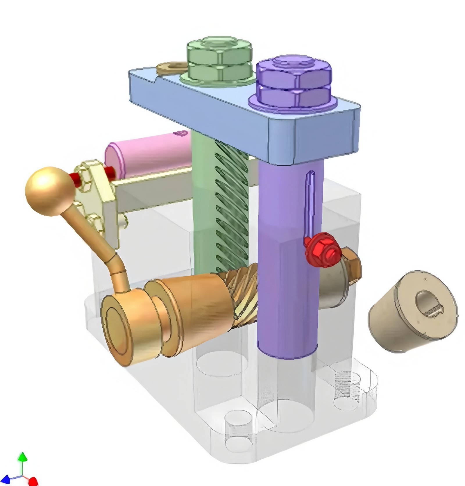 Guided drilling jig mechanism - GrabMechanism.com