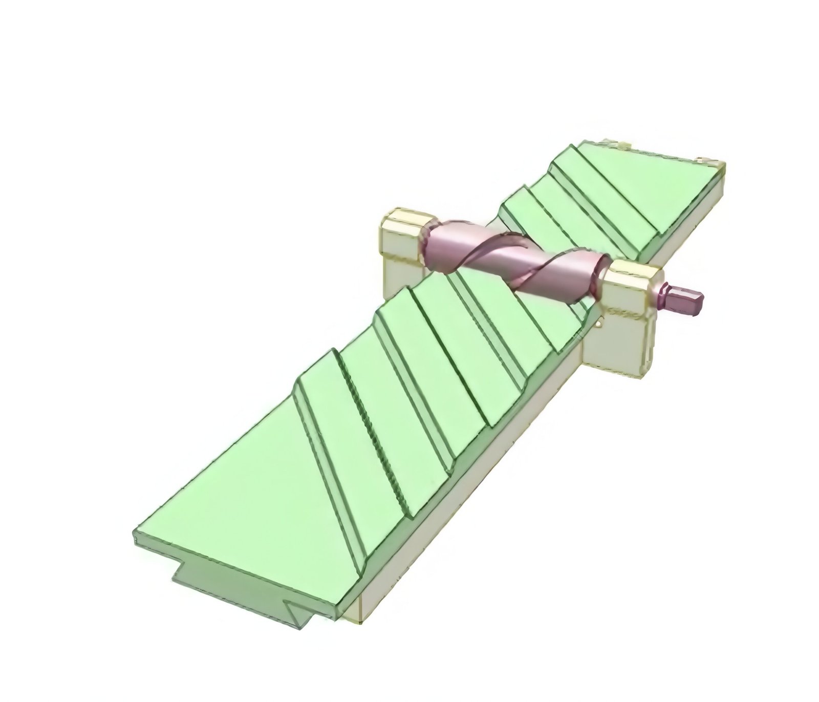 Helical wedge rack drive - GrabMechanism.com