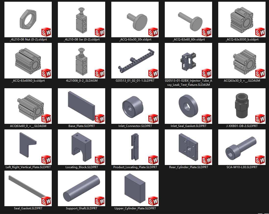 Injector tube assy leak test fixture - GrabMechanism.com