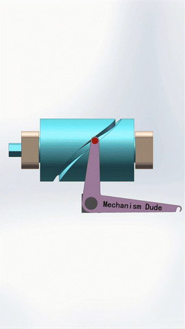 Oscillating arm from spin to swing - GrabMechanism.com