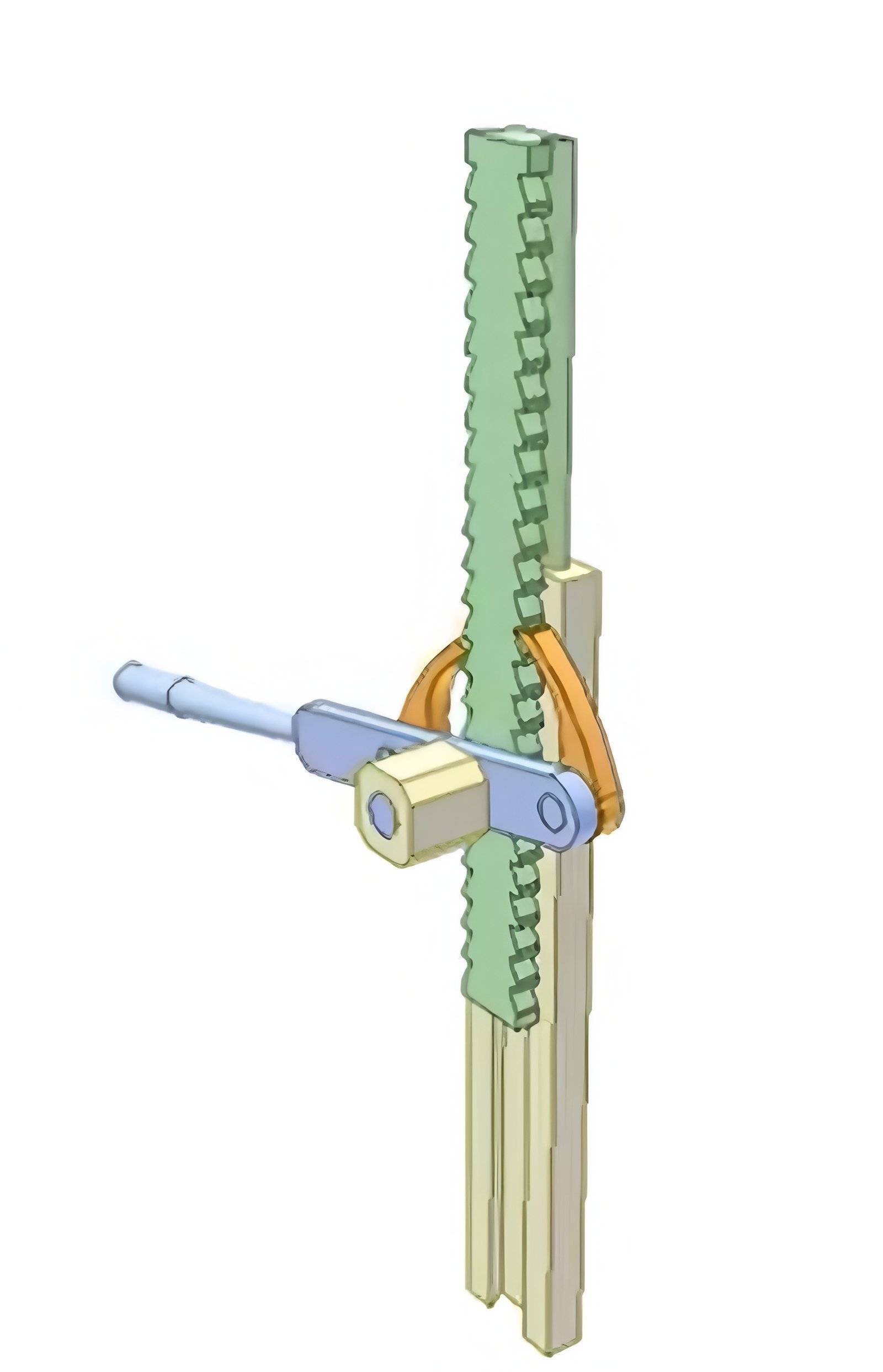 Ratchet-driven rack lifter - GrabMechanism.com