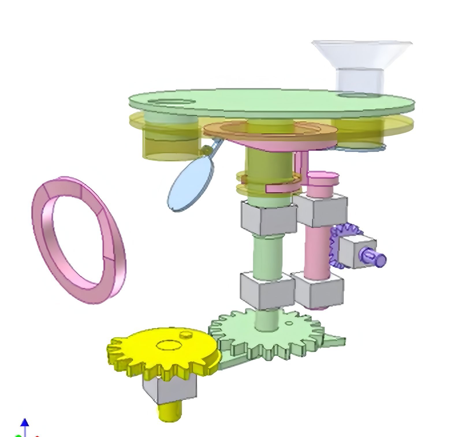 Rotary grain dispenser - GrabMechanism.com