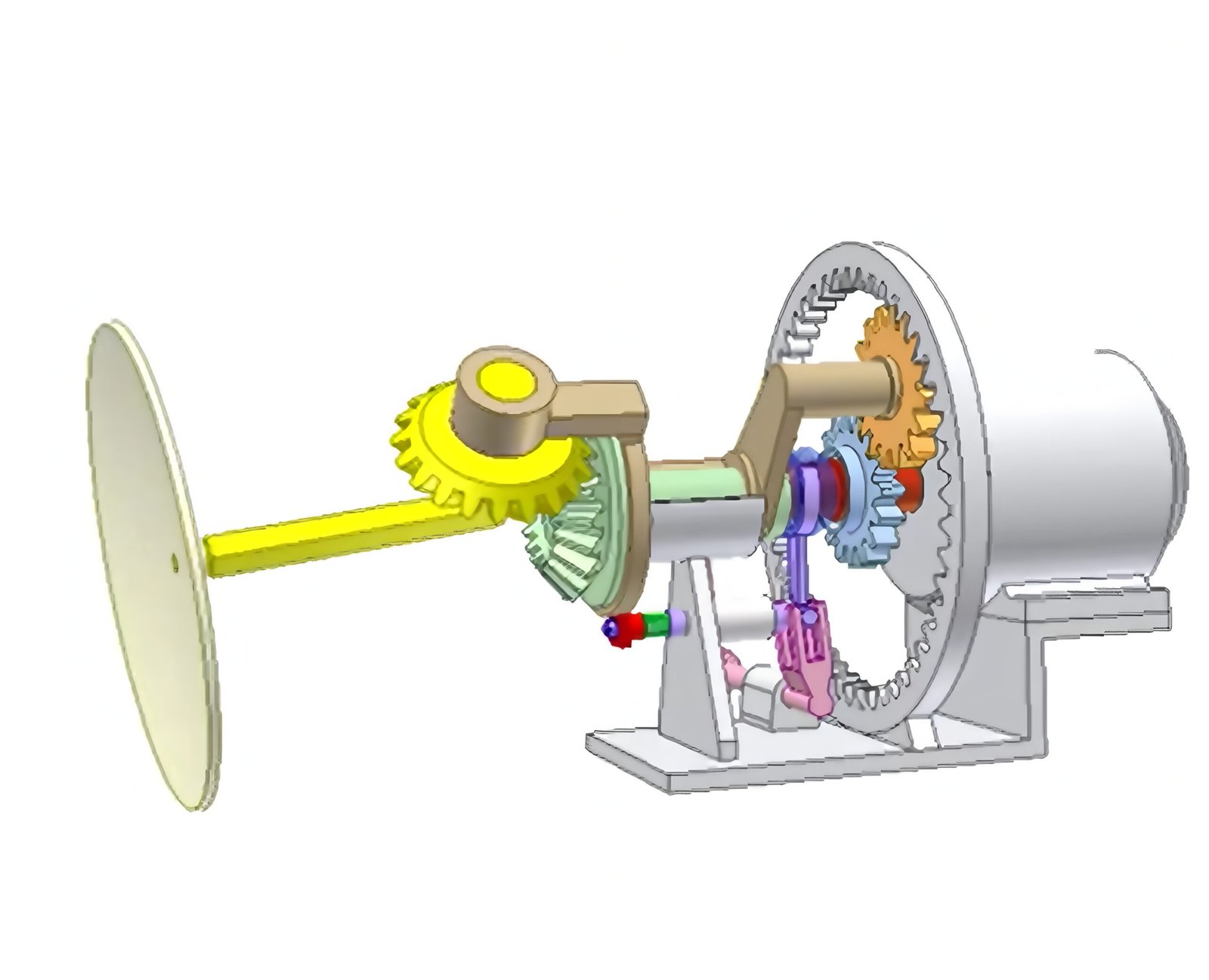 Two-axis spherical joint drive mechanism - GrabMechanism.com