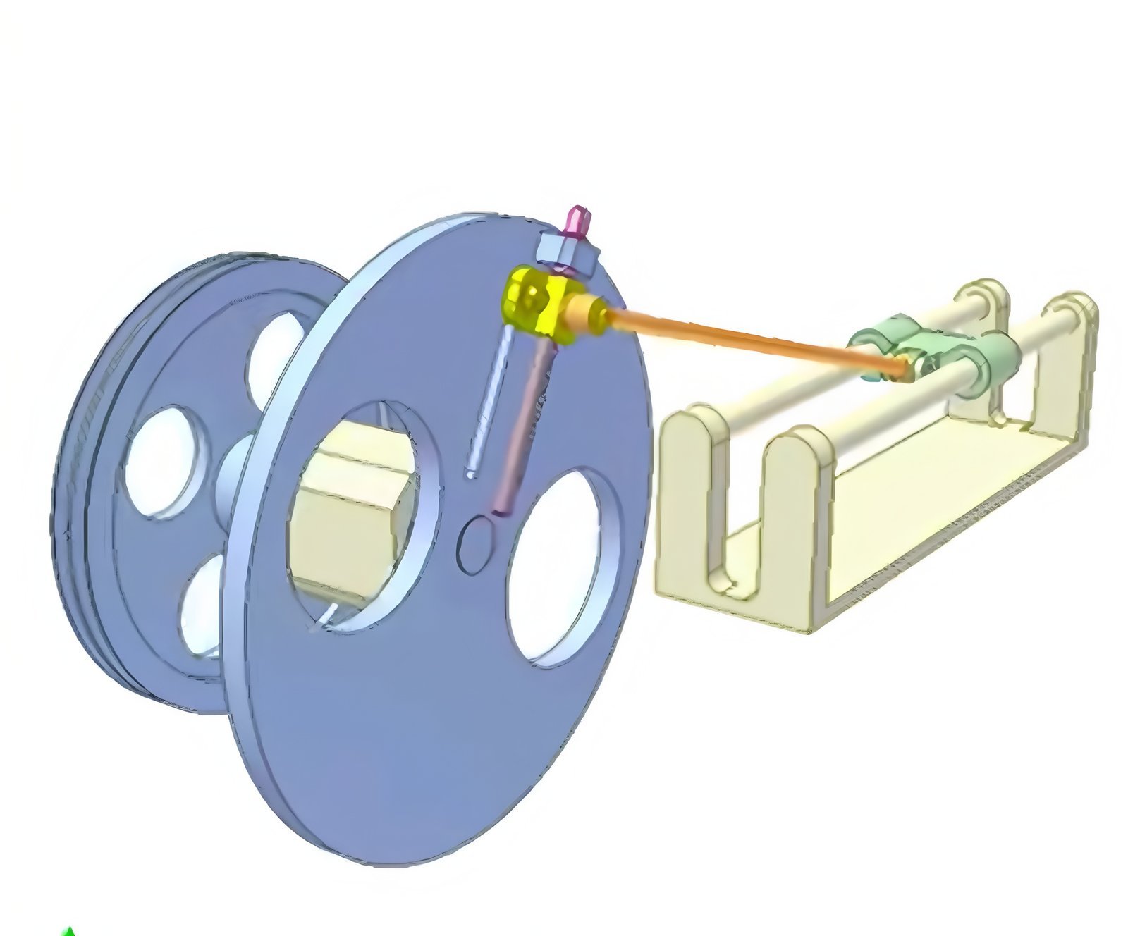 Adjustable-radius crank mechanism - GrabMechanism.com