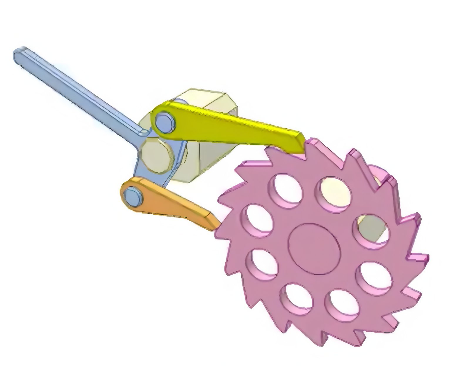 Dual-pawl rocker drive - GrabMechanism.com