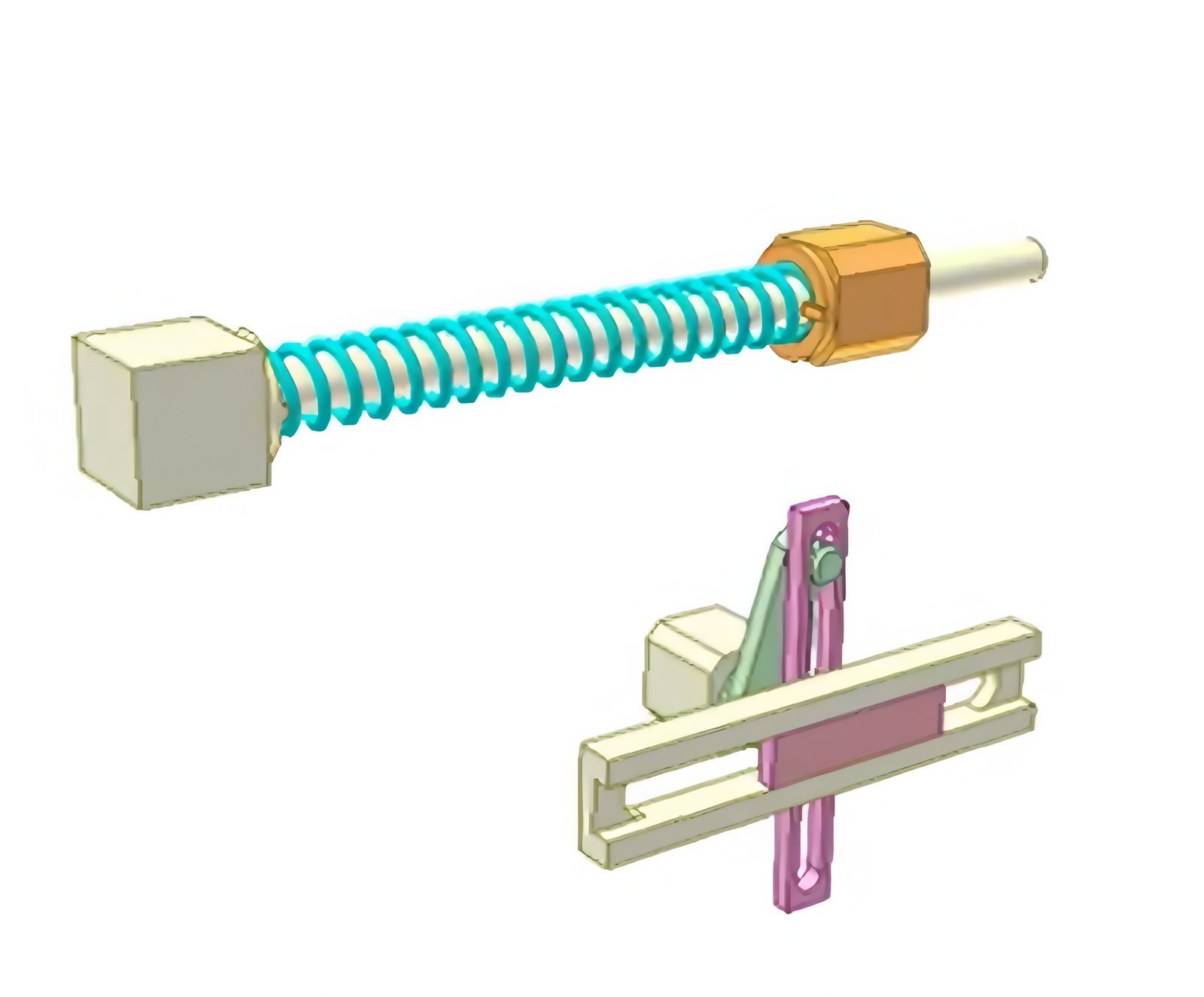 Harmonic motion by spring and linkage - GrabMechanism.com