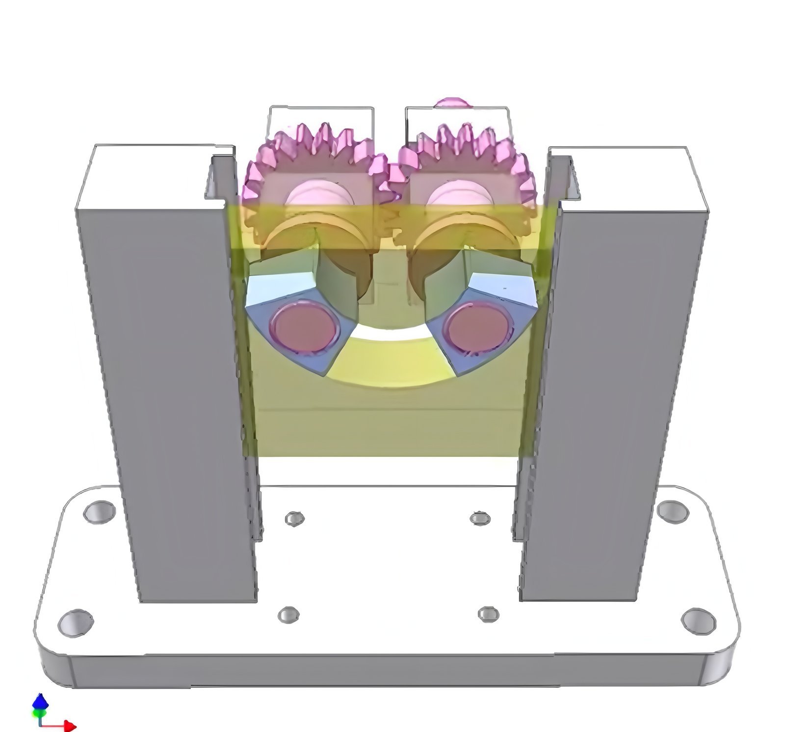 Two-crank lift mechanism - GrabMechanism.com