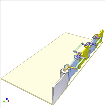 Folding-panel door mechanism - GrabMechanism.com