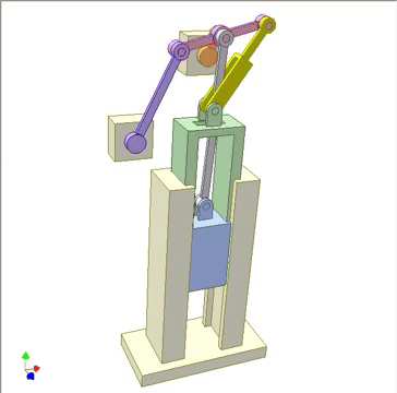 Coaxial dual slider press - GrabMechanism.com