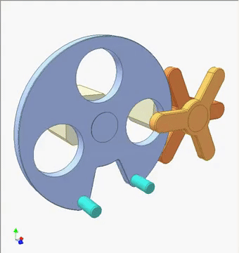 Intermittent star rotation - GrabMechanism.com