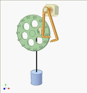 Pivot arm rod escapement - GrabMechanism.com