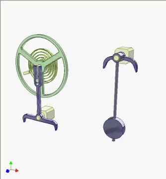 Spring wound and gravity pendulums - GrabMechanism.com